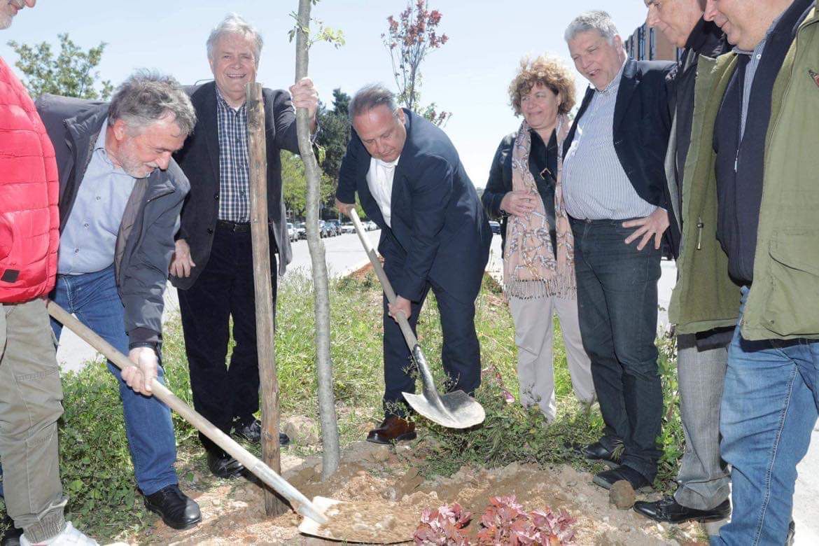 Στέλιος Αγγελούδης: Η δέσμευση μας έγινε πράξη, η δενδροφύτευση ...