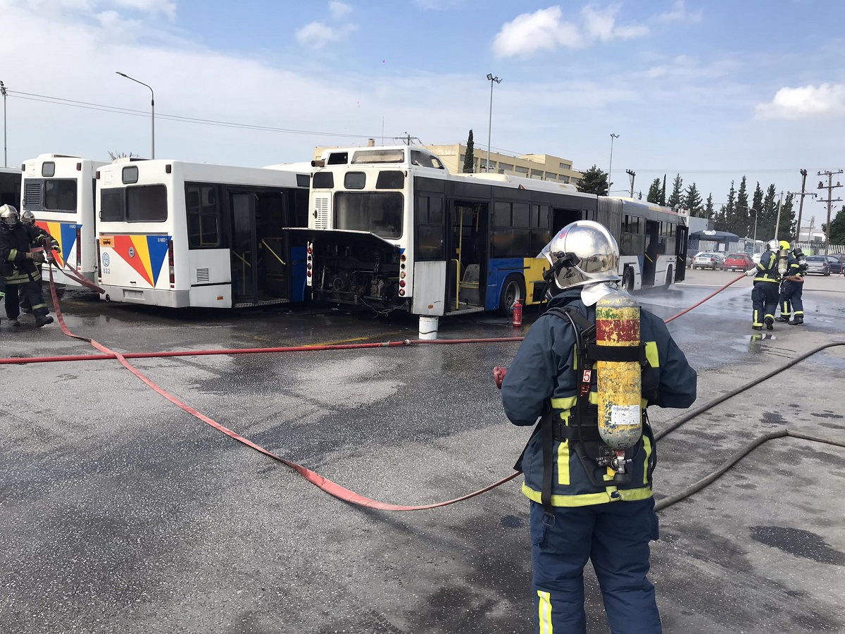 Άσκηση για φωτιά στο αμαξοστάσιο του ΟΑΣΘ στη Σταυρούπολη (Video ...