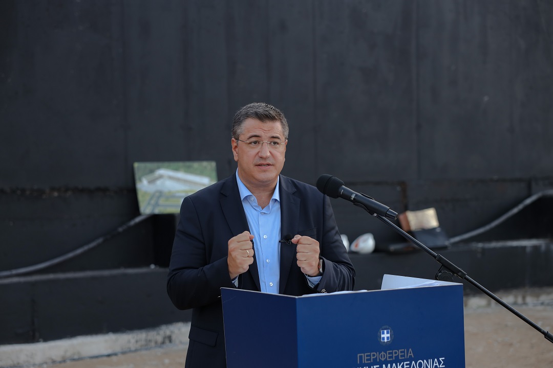 ΠΚΜ: Ο Απόστολος Τζιτζικώστας θεμελίωσε το νέο Διοικητήριο Ημαθίας στη ...