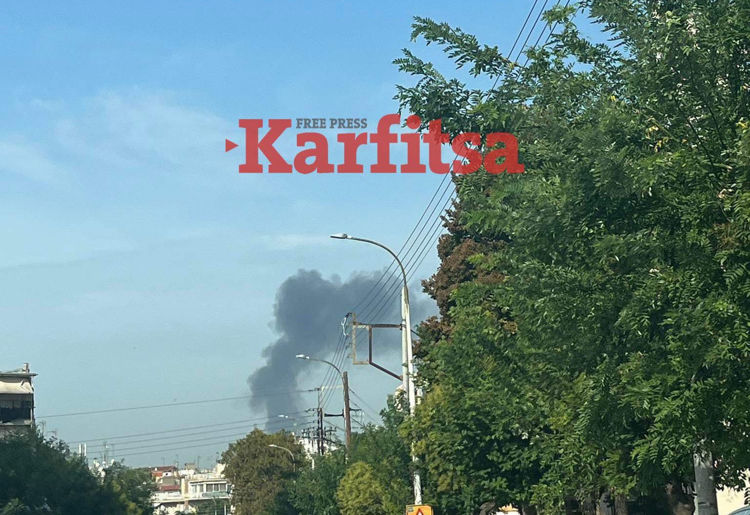 Θεσσαλονίκη: Έσβησε η φωτιά - Ένας εργαζόμενος με εγκαύματα - ΚΑΡΦΙΤΣΑ