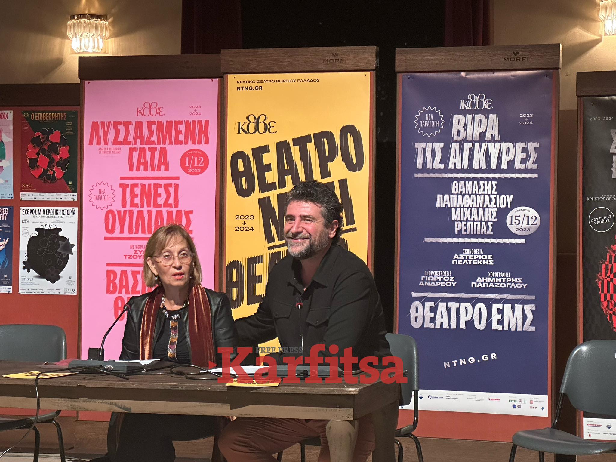 Αστέριος Πελτέκης - ΚΒΘΕ: «Το θέατρο είναι ένα με τη ζωή» (ΦΩΤΟ+Video ...