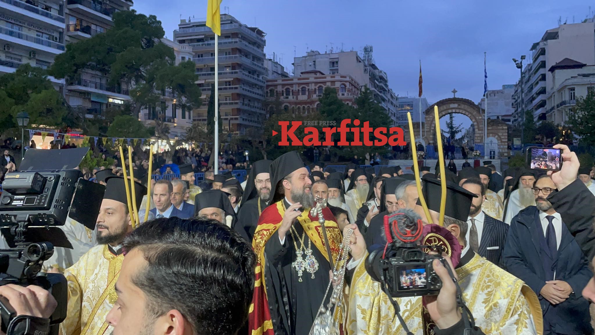 Θεσσαλονίκη: Με λαμπρότητα η τελετή ενθρόνισης του νέου Μητροπολίτη ...