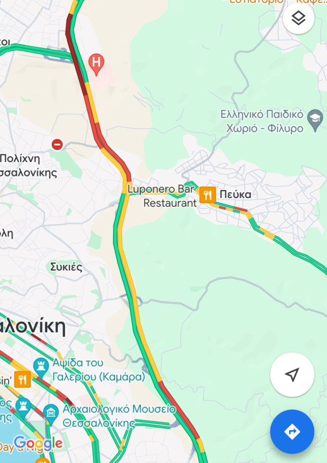 Θεσσαλονίκη: Κίνηση στον Περιφερειακό – Ποια είναι τα «κόκκινα» σημεία ...
